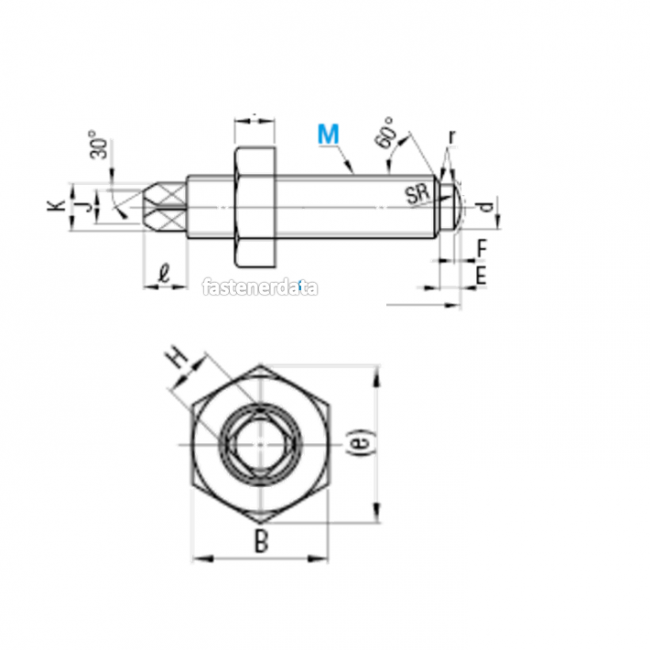 Fastenerdata - Jack Bolts - Fastener Specifications