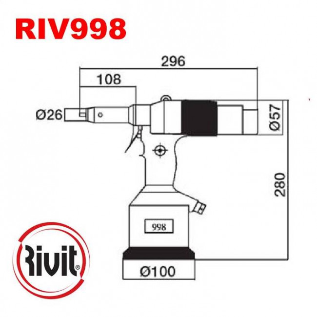 Fastenerdata - RIV998 Rivet Nut Hydropneumatic Tool rivit - Fastener ...