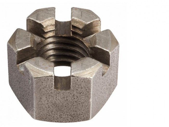 Fastenerdata - UNC Slotted Hexagon Thick Nut Steel BS1768 T3TH - UNC ...