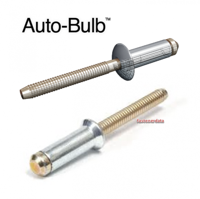 Fastenerdata - Huck Auto-Bulb Blind Fastener - Fastener Specifications