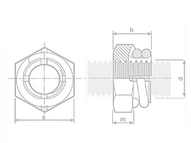 Fastenerdata - Metric Fine Vargal Locking Nut Thin Class-8 - Fastener ...
